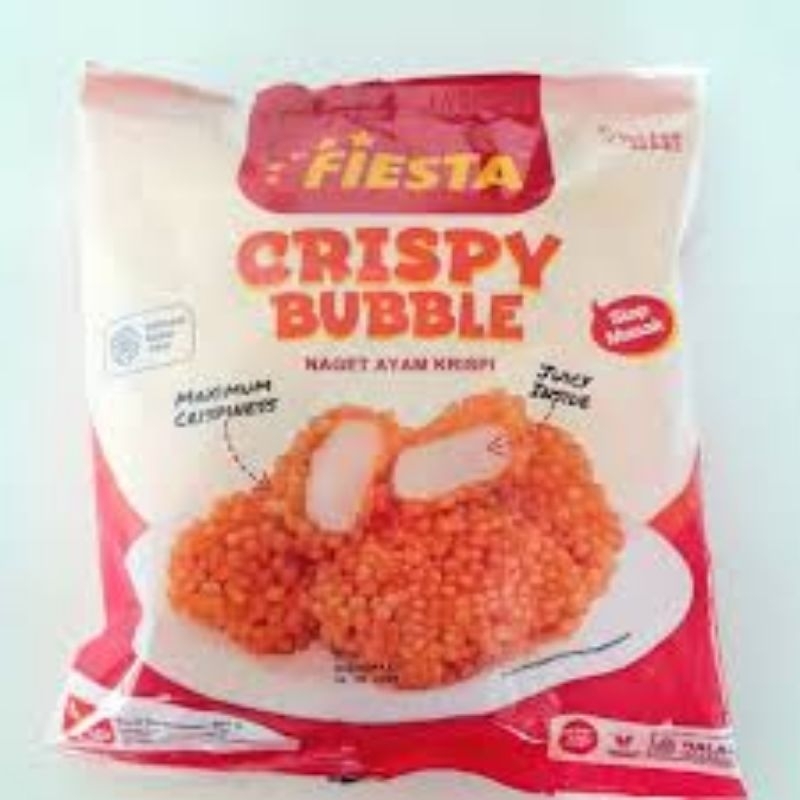 Jual fiesta crispy bubble nugget ayam krispi crispi renyah 400 gr ...