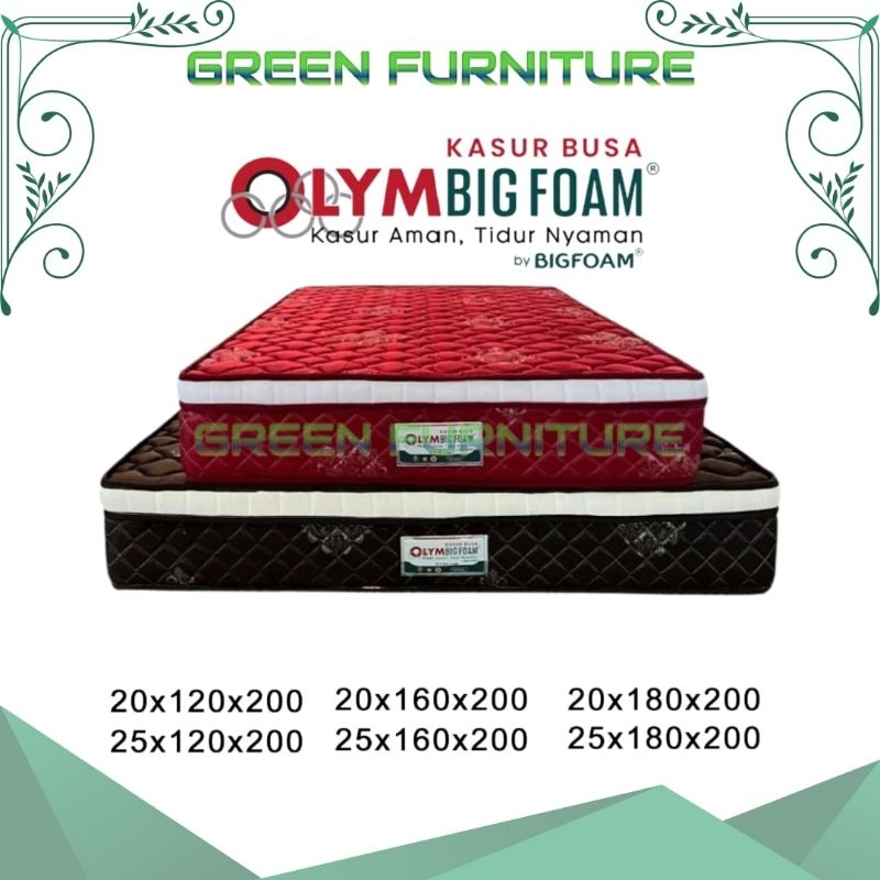 Jual kasur busa olymbigfoam by bigfoam matras tempat tidur | Shopee ...
