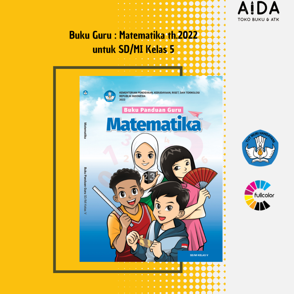 Jual Buku PANDUAN GURU Kurikulum Merdeka SD Matematika Kelas 5 tahun 2022 - Matematika Kelas V ...