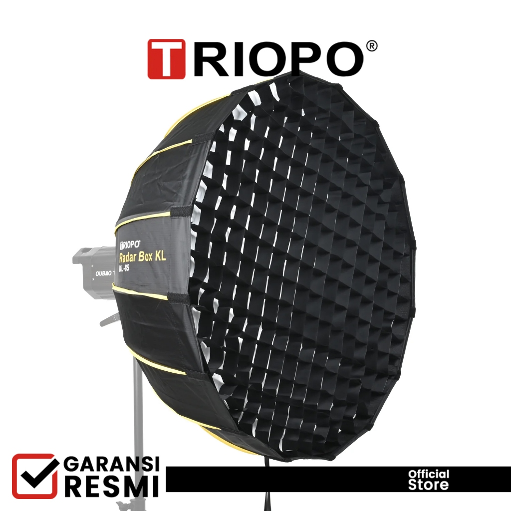 Jual Triopo Radar Box KL-85 Beauty Dish Softbox with Grid | Shopee ...