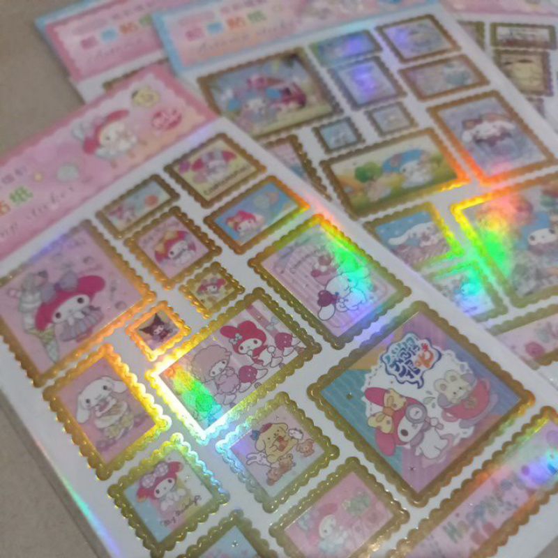 Jual Stiker Perangko Hologram Set Sticker Prangko | Shopee Indonesia