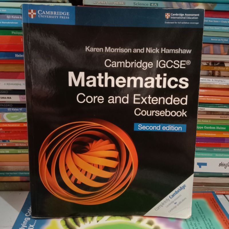 Jual Cambridge Igcse Mathematics Core And Extended Coursebook Second Edition Shopee Indonesia