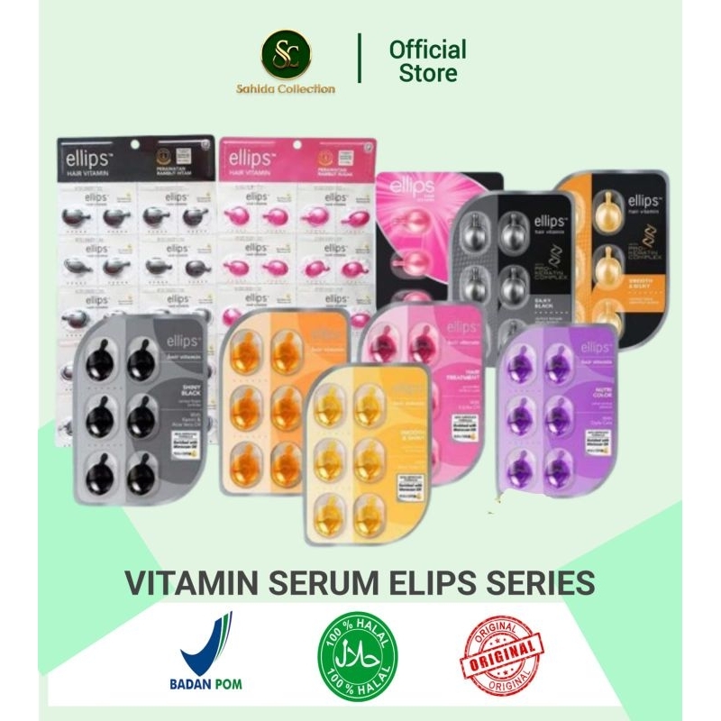Jual ELLIPS HAIR VITAMIN SERIES isi 20 dan 6 | Shopee Indonesia
