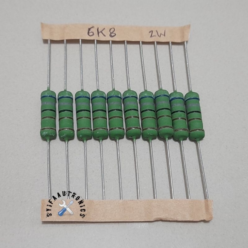 Jual 10x Resistor 2W 2 watt Taiwan kaki tembaga | Shopee Indonesia