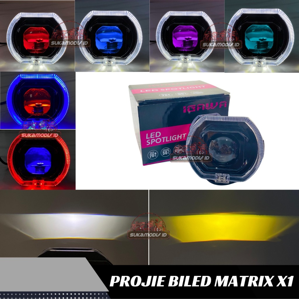 Jual Lampu Tembak Depan Projie Matrix Biled 4,5Inch Universal Motor ...