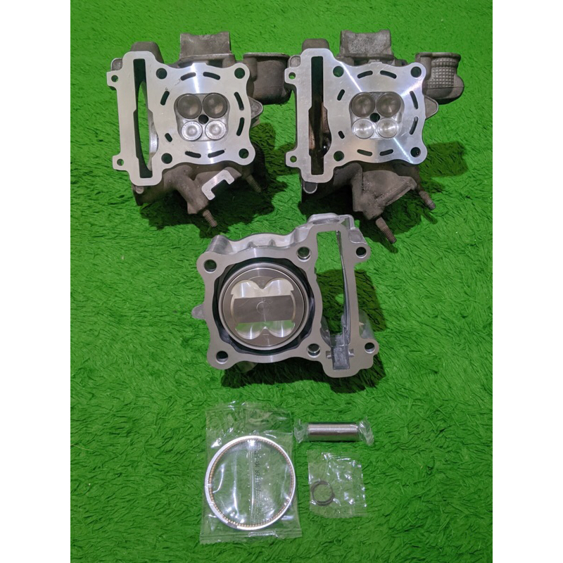 Jual Paket Bore Up (Blok & Head 23/20) Mx King,Vixion,R15,Xabre,Njmx ...