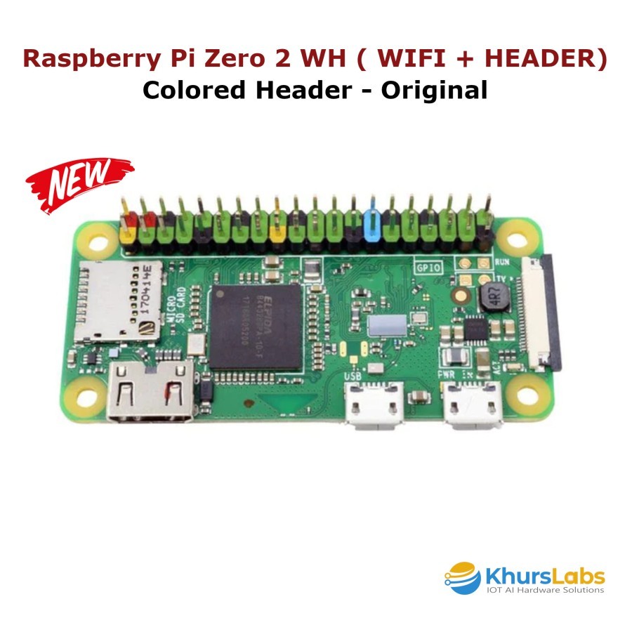 Jual Raspberry Pi Zero 2 W H ( Wifi And Pre-Soldered Header) | Shopee ...
