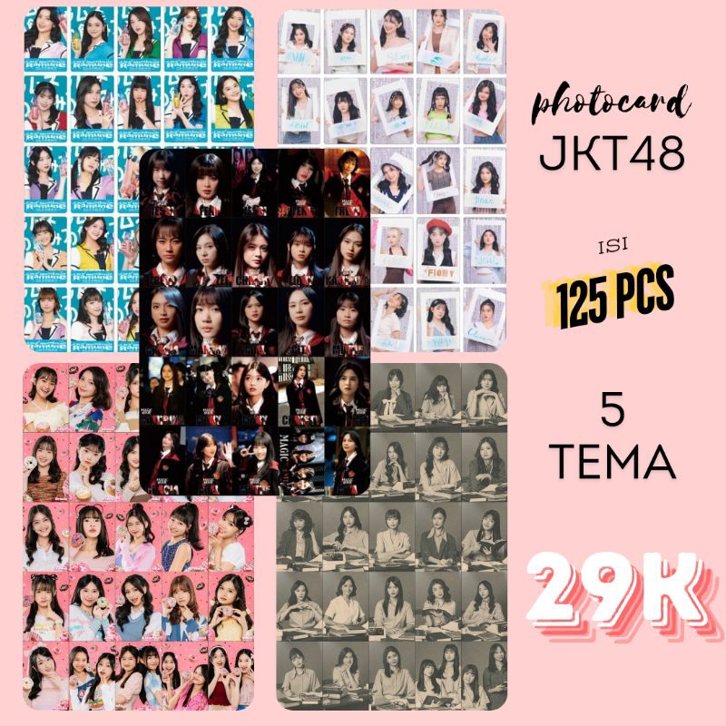 Jual PHOTOCARD JKT48 MIX 125 PCS - THINK DONUT / DJAKARTA TAHOEN 48 / MAGIC HOUR / BANZAI ...