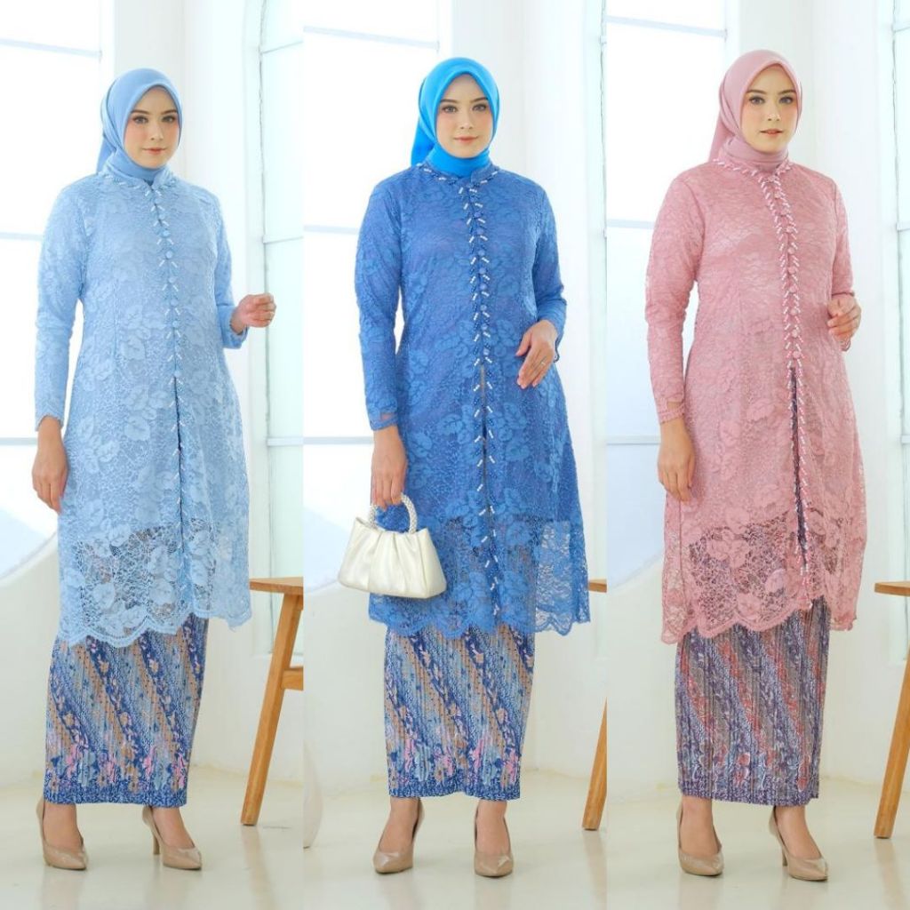 Jual Setelan Kebaya Kancing 1000 Model Payet Aneka Pilihan Warna Cantik ...