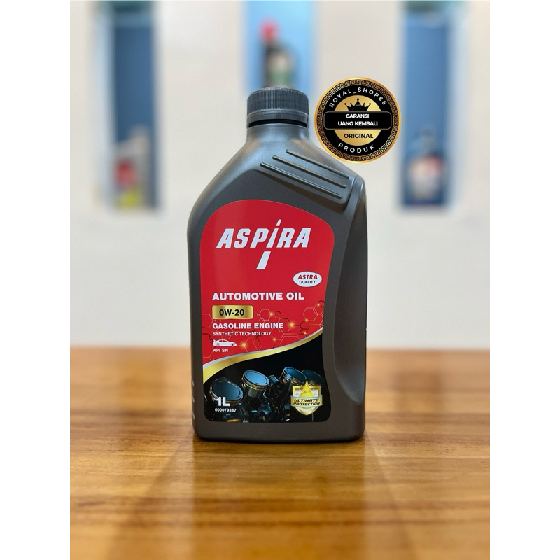 Jual OLI MOBIL ASPIRA SAE 0W-20 1 LT API SN ORIGINAL | Shopee Indonesia
