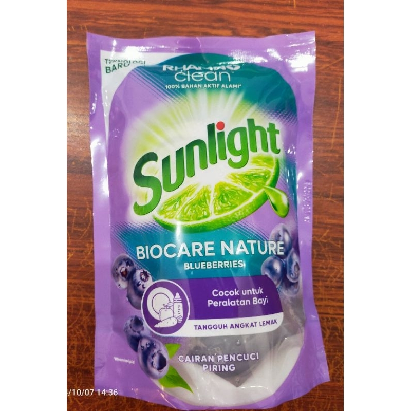 Jual SUNLIGHT BIOCARE NATURE 600 ml( ungu) | Shopee Indonesia