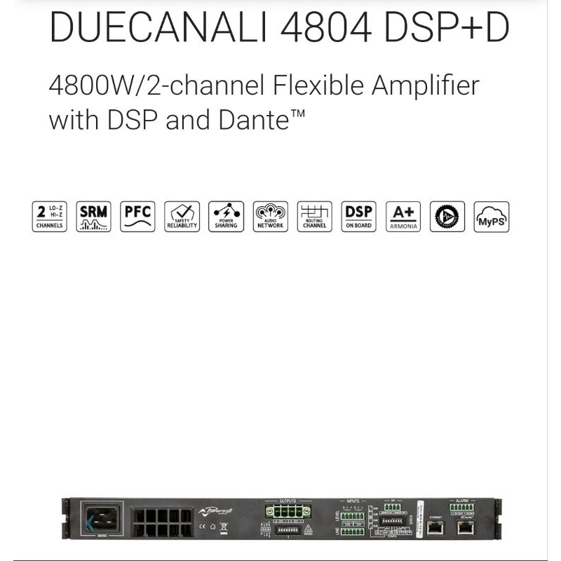 Jual POWERSOFT Duecanali 4804 DSP+D | POWERSOFT Duecanali 4804DSP+D | POWERSOFT Duecanali4804DSP ...
