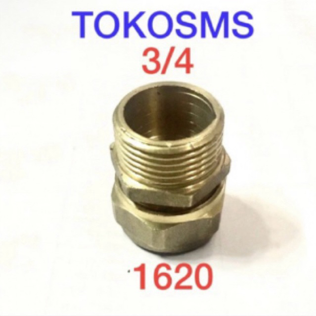 Jual sok drat luar 20mm sdl pipa air panas 1620 untuk ukuran pipa 3/4 ...