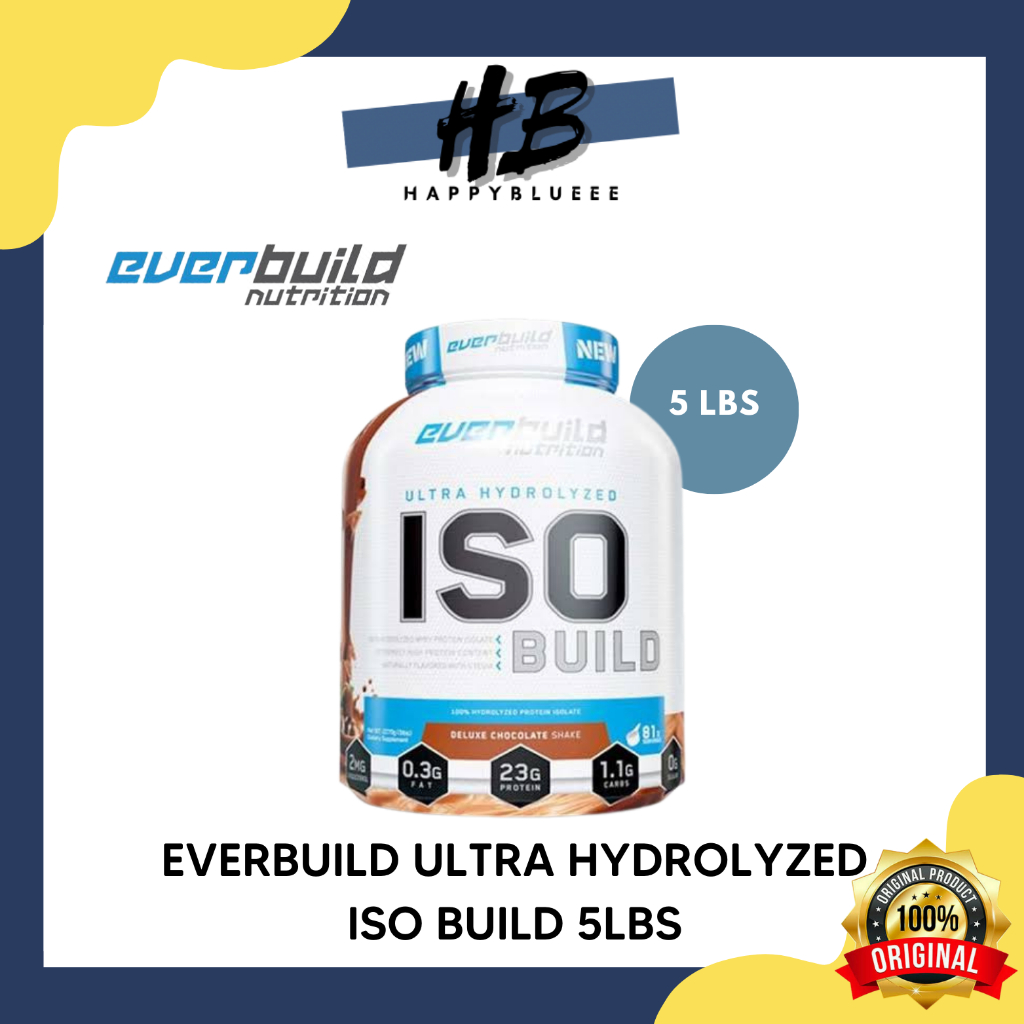Jual EVERBUILD ISO BUILD 5 LBS HYDROLYZED WHEY PROTEIN ISOLATE | Shopee ...