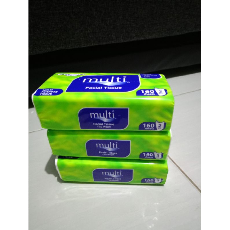 Jual Tissue Multi Facial tissue 160 sheets x 3 pcs | Shopee Indonesia