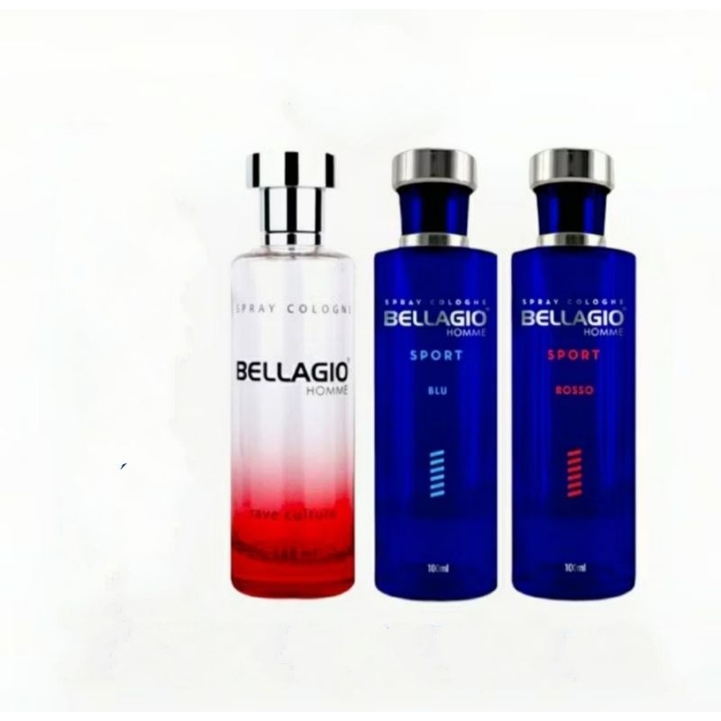 Jual BELLAGIO Homme Sport Spray Cologne Parfum Bianco 100 ml | Shopee ...