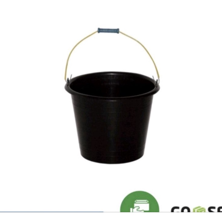 Jual Ember Cor 22 cm JUMBO BESAR Plastik Hitam Timbo Cor Anti Pecah ...