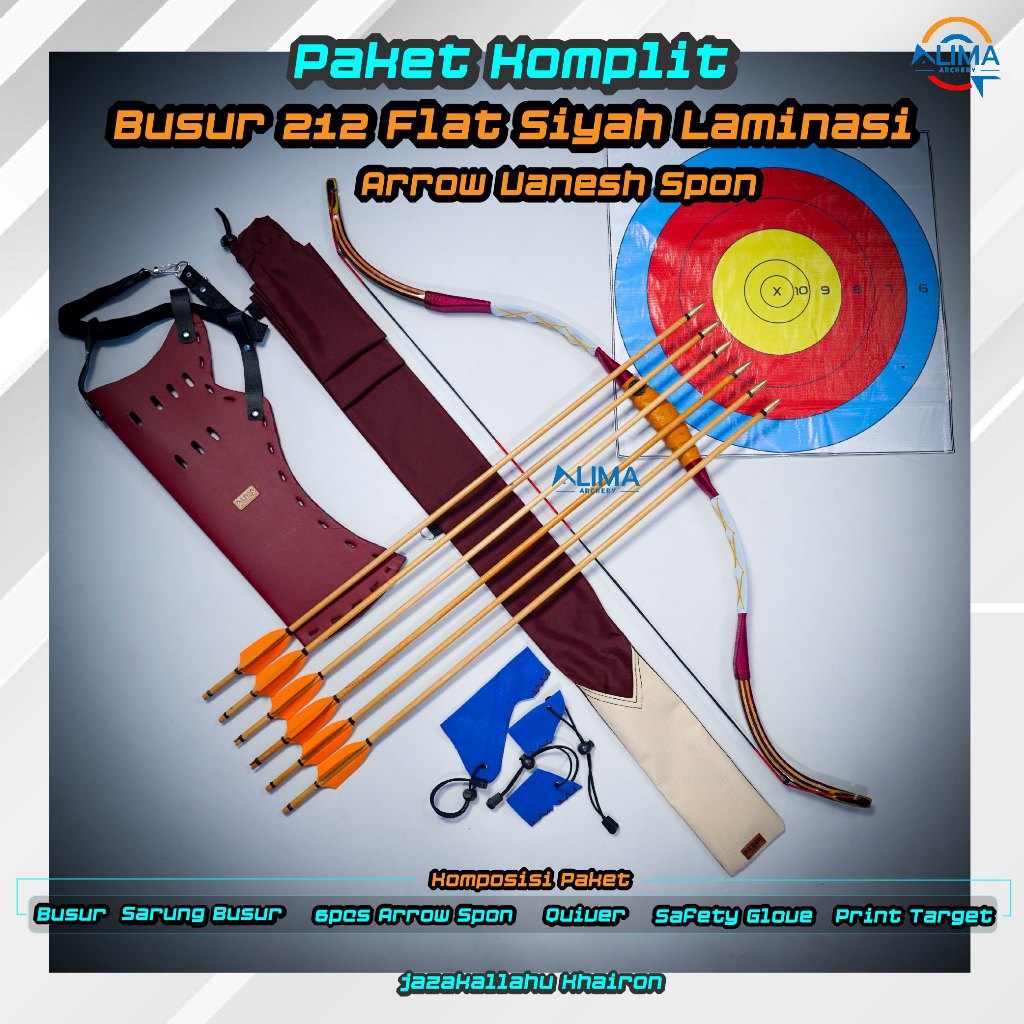 Jual Busur Paket Komplit Busur Fiber Efg Turkish Remaja Dewasa Siyah ...
