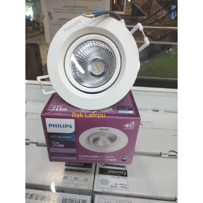 Jual Philips LED SL201 Kyanite 3Watt Lampu Spotlight Plapon inbow | Shopee Indonesia
