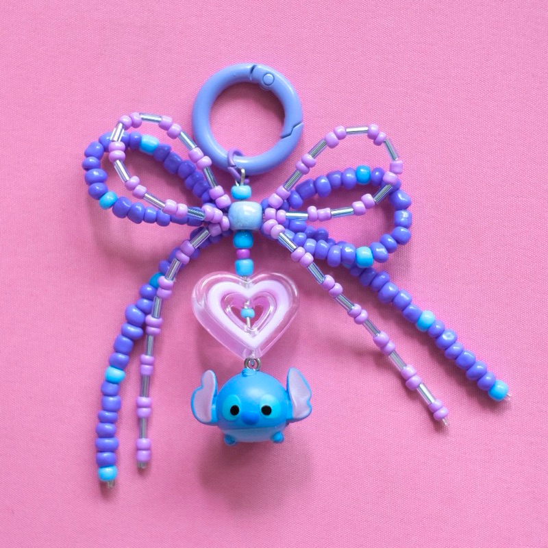 Jual Stitch Bag Charm Disney Tsum Tsum Keychain Phone Strap Tumbler ...