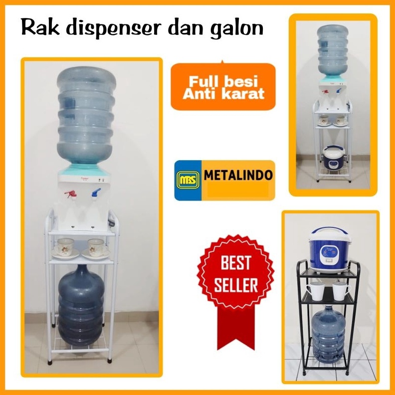 Jual Rak dispenser dan rak galon rak kompor rak aqua serbaguna PREMIUM ...