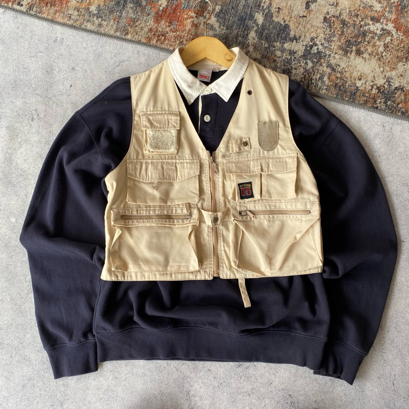 Jual Vest Rompi Fashion Korea Asics | Shopee Indonesia