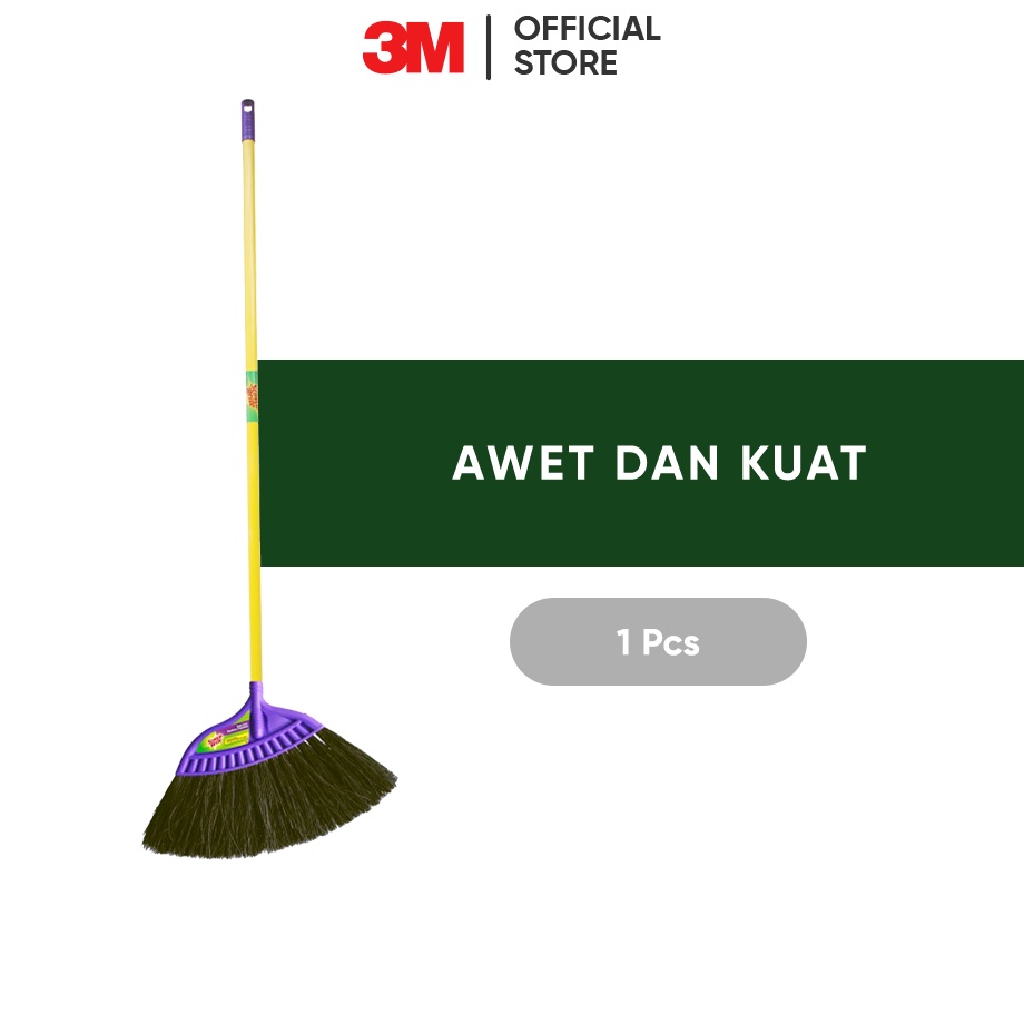 Jual 3M ScotchBrite Sapu ijuk Awet dan 1 pc Untuk menyapu lantai ...