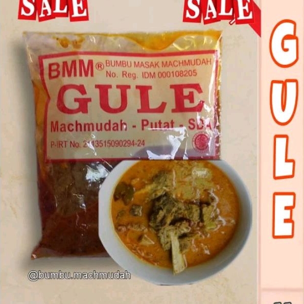 Jual Bumbu gule machmudah BMM gule kambing, gule sapi, gule ikan ...
