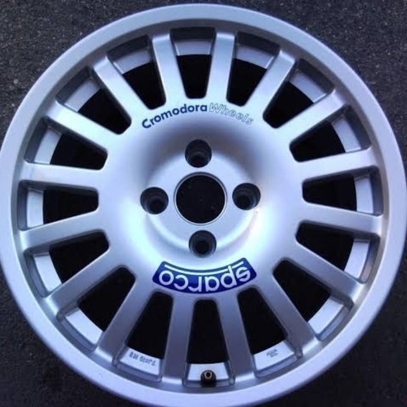 Jual Stiker Velg Mobil Sparco Cromodora Wheels | Shopee Indonesia