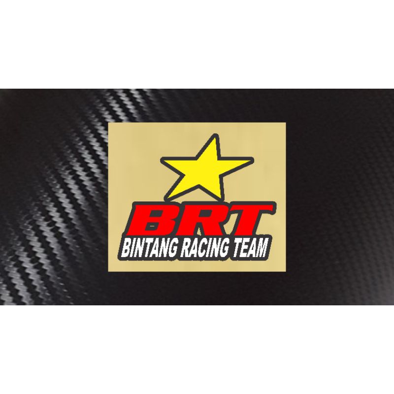 Jual stiker BRT sticker cutting BRT( bintang racing team) | Shopee ...