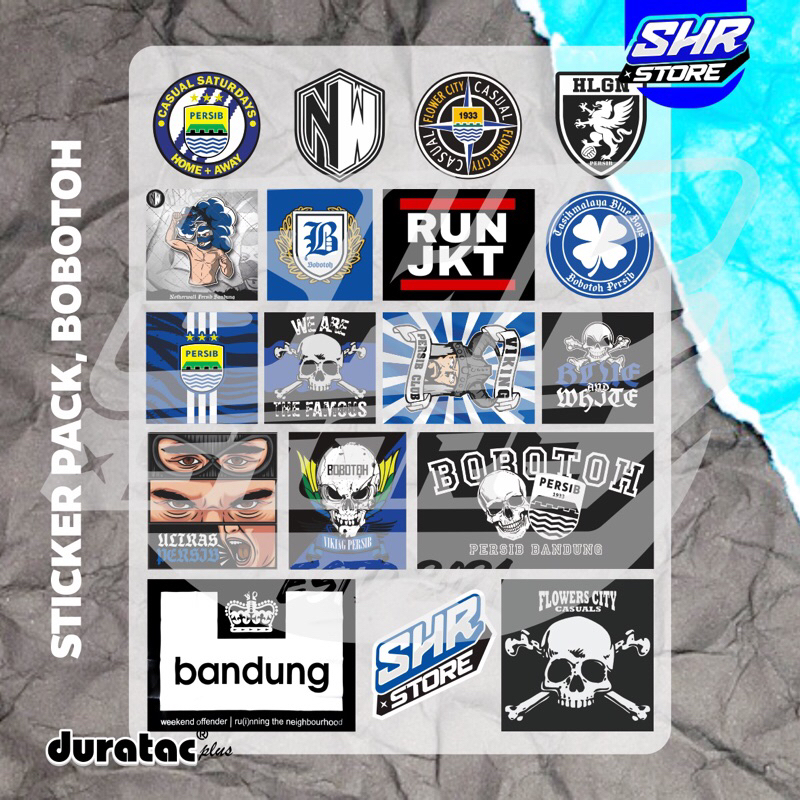 Jual [COD] Sticker Aesthetic Termurah 7pcs Persib Casuals Ultras ...