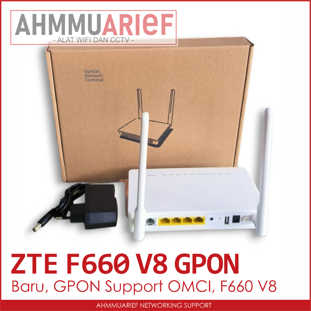 Jual ONT ONU MODEM ROUTER ZTE F660 V8 V.8 GPON BUKAN EPON ATAU XPON WIRELESS ACCESS POINT WIFI ...