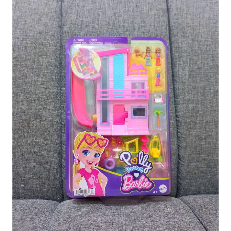 Jual Polly Pocket Barbie Dream House Compact Playset - Mainan Boneka ...