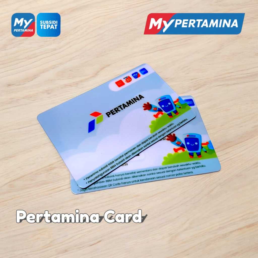 Jual Cetak Gantungan kunci kartu My Pertamina | id card my pertamina ...