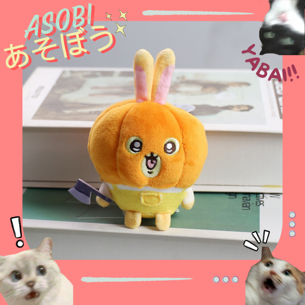 Jual ASOBI GANCI GANTUNGAN KUNCI USAGI PUMPKIN LABU PENDANT LUCU ...