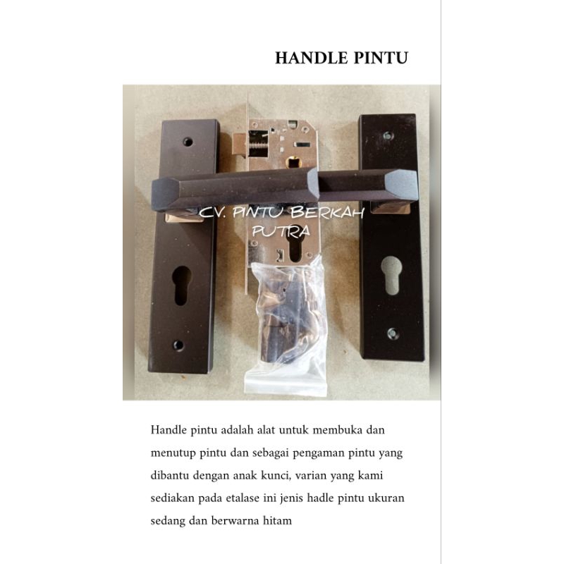 Jual PINTU MINIMALIS SET LENGKAP KUSEN+HANDLE, FREE ENGSEL DAN LUBANG ...