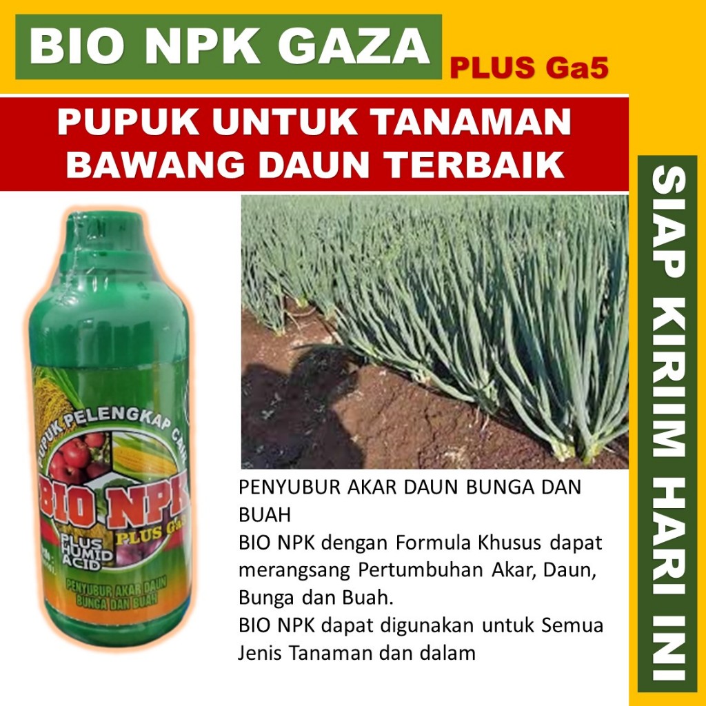 Jual npk gaza 500 ml Pupuk Penyubur Tanaman Bawang daun Terbaik Pupuk NPK Cair Menyuburkan ...