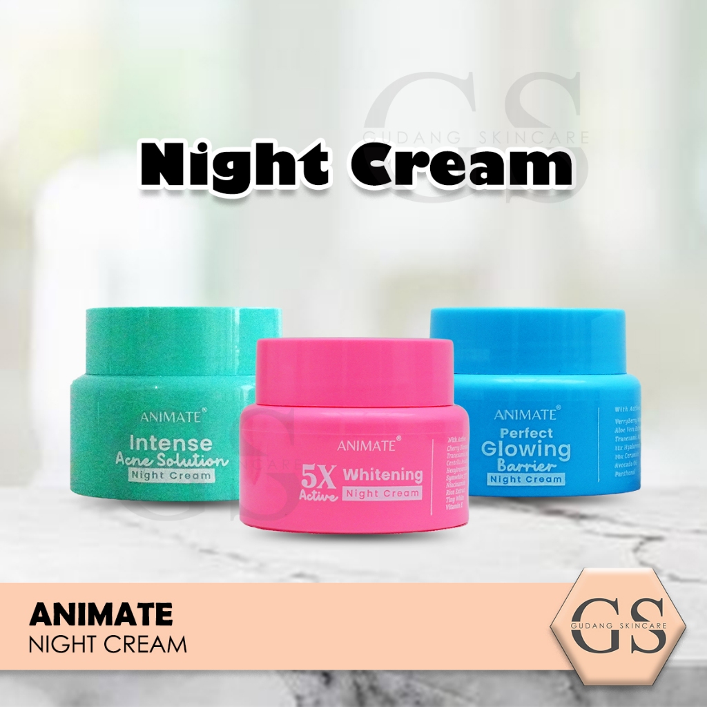 Jual Animate Night cream all series - Glowing Barrier / Instan ...