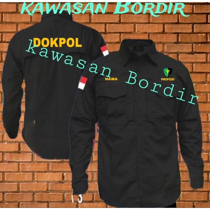 Jual Terbaru seragam tactikal dokpol kemeja tactikal dokpol pdh dokpol ...
