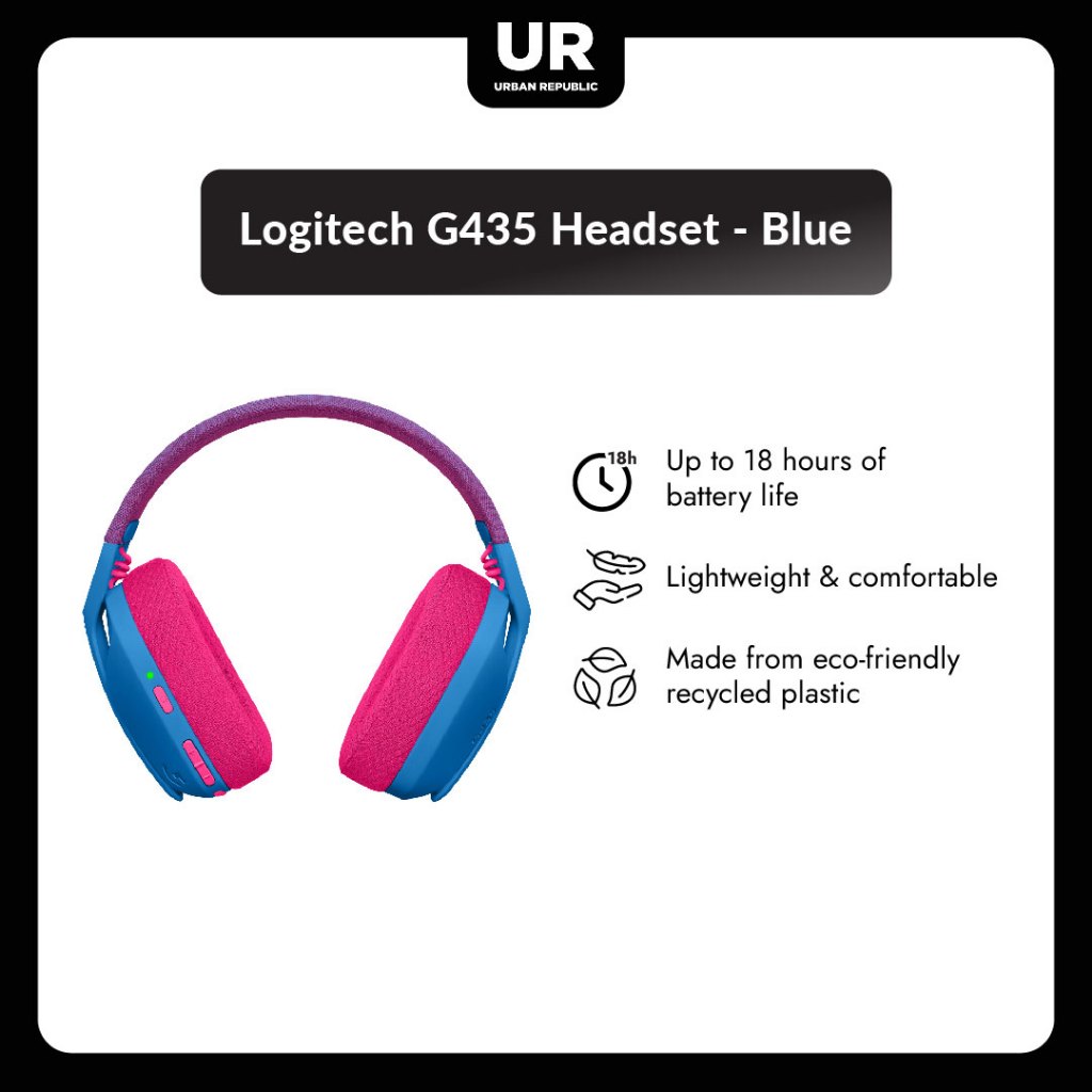 Jual Logitech G435 Headset - Blue | Shopee Indonesia