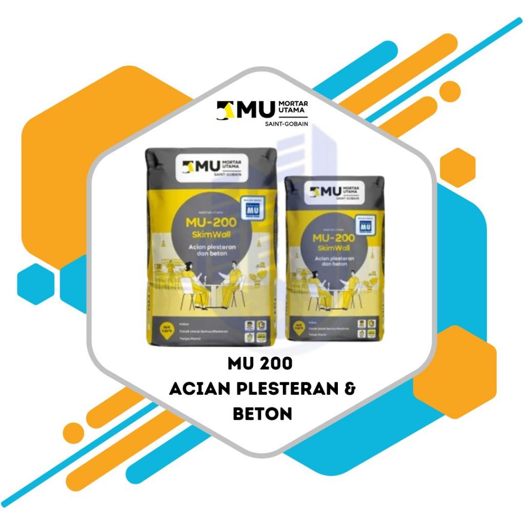 Jual MORTAR MU 200 ACIAN PLESTERAN 40KG(konfirmasi sebelum cekout ...