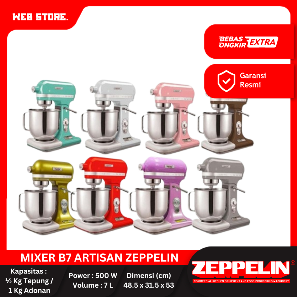 Jual Mixer Pembuat Adonan Roti Kue Atau Yang Lainnya B7 Artisan ...