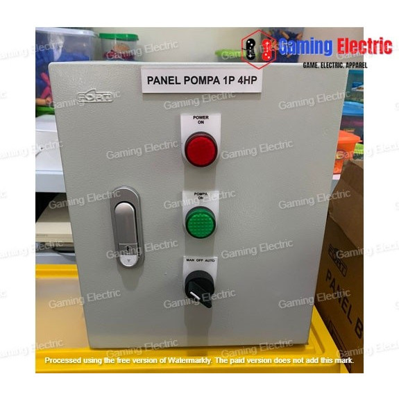 Jual Panel Pompa 1 Phase 3Hp + Overload Timer Otomatis | Shopee Indonesia