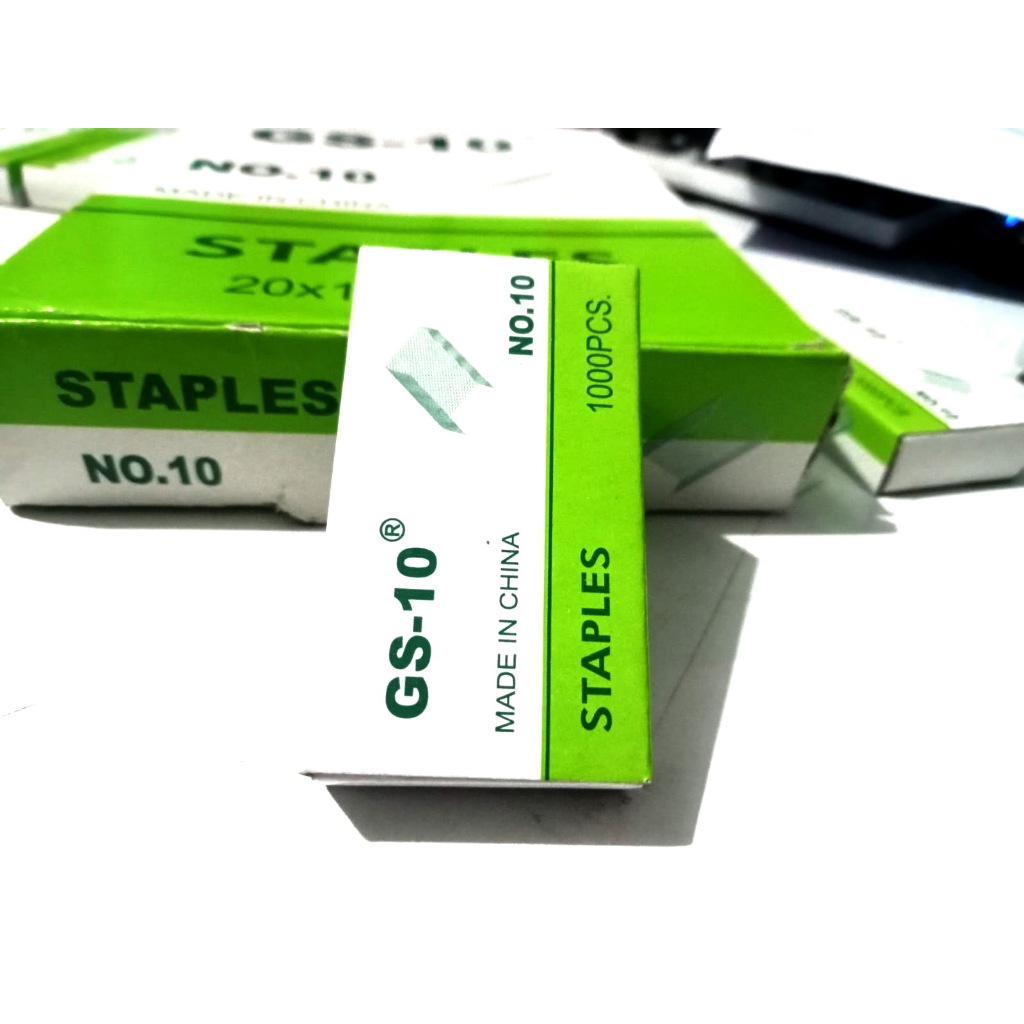 Jual Isi Staples gs 10 / Refill stapler kecil no 10 isi ulang stapler ...