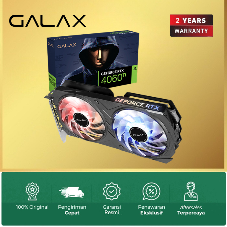 Jual VGA Card GALAX GeForce RTX 4060 Ti 8GB EX 1-Click OC GDDR6 | Shopee Indonesia