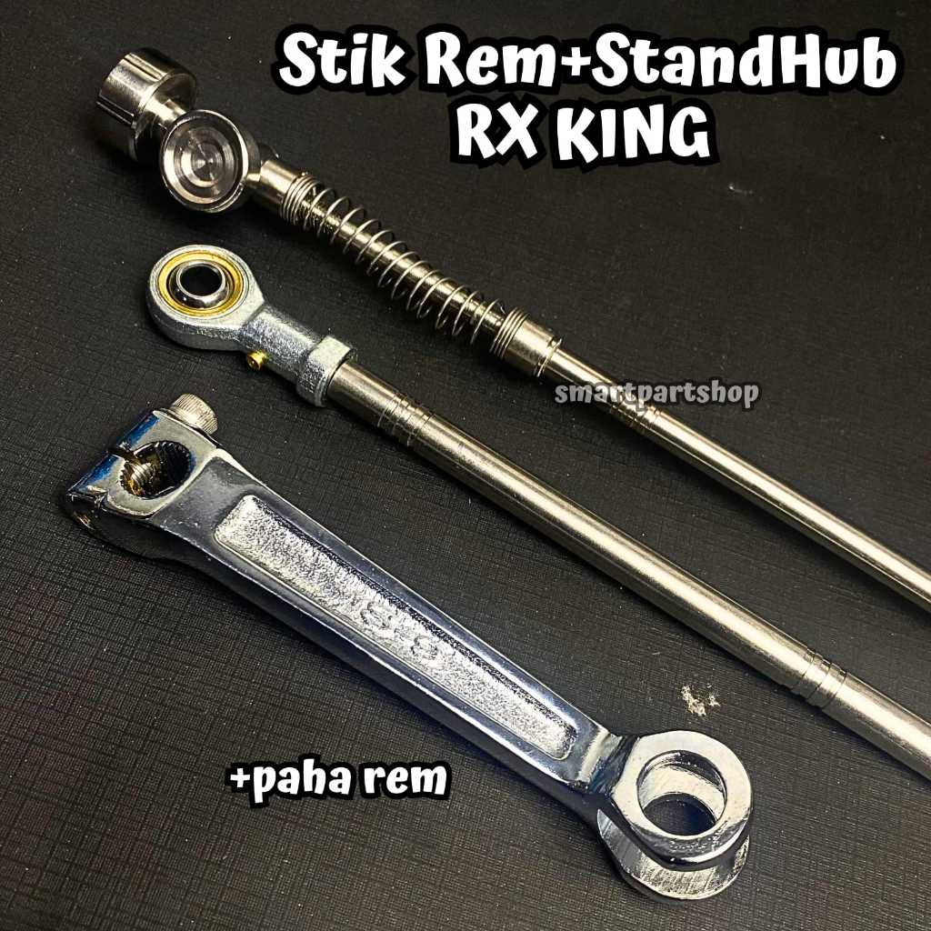 Jual Stik Rem Set Standhub belakang full stainless cnc pnp rx king ...