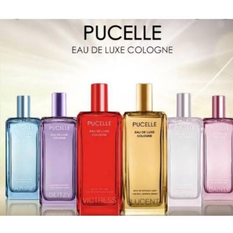 Jual Pucelle Eau De Luxe Cologne 100ml Dainty Glitzy Azure Finnese ...