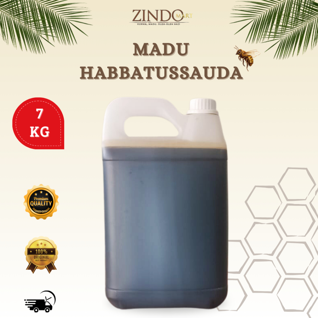 Jual MADU HABBATUSSAUDA 7KG ASLI MURNI / MADU ORIGINAL PURE RAW HONEY ...
