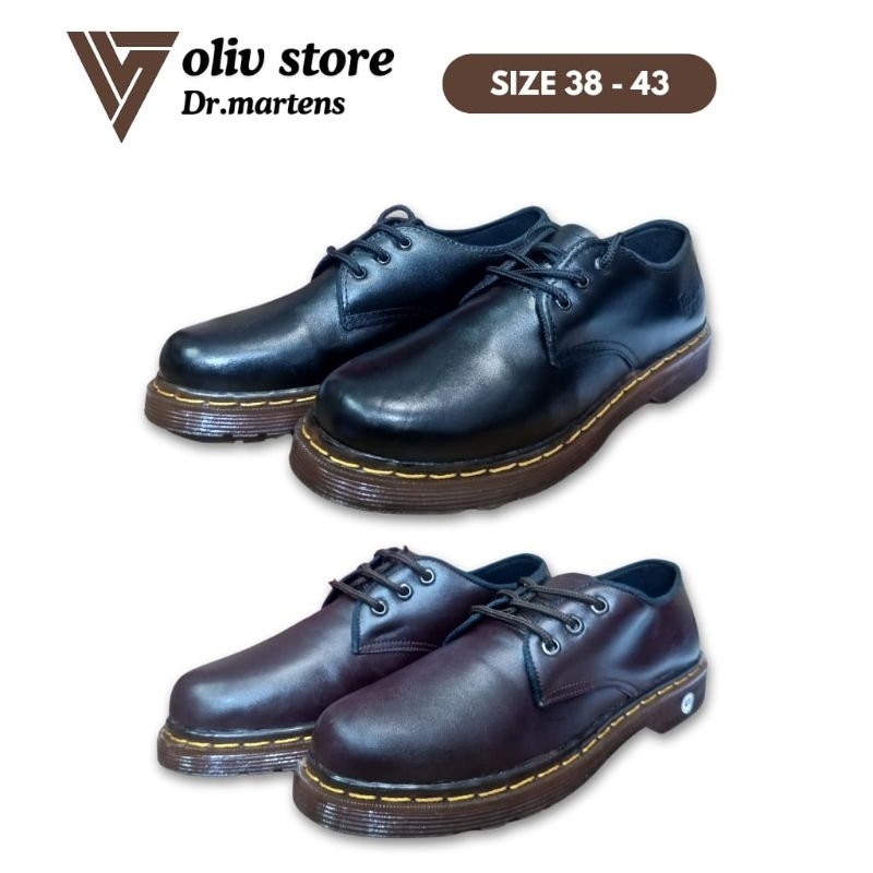 Jual Sepatu Dr Martens Tiga Lubang Kulit Asli Premium Original Sol ...