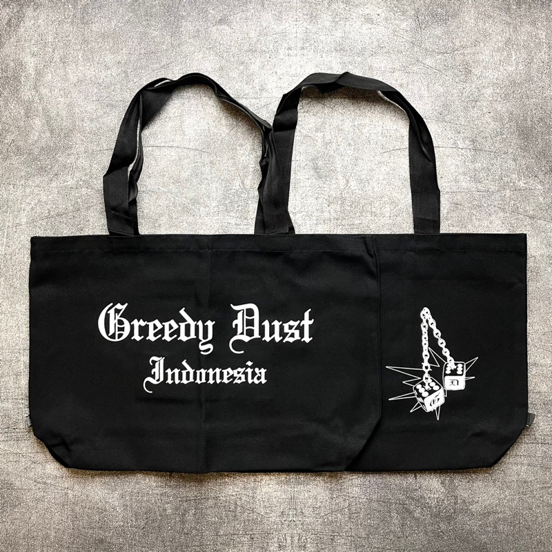 Jual Totebag GREEDY DUST INDONESIA Official Merchandise | Shopee Indonesia